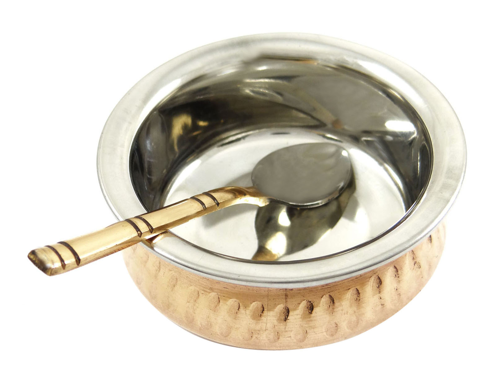 Special Traditional Indian Copper Steel Authentic Handi With ...