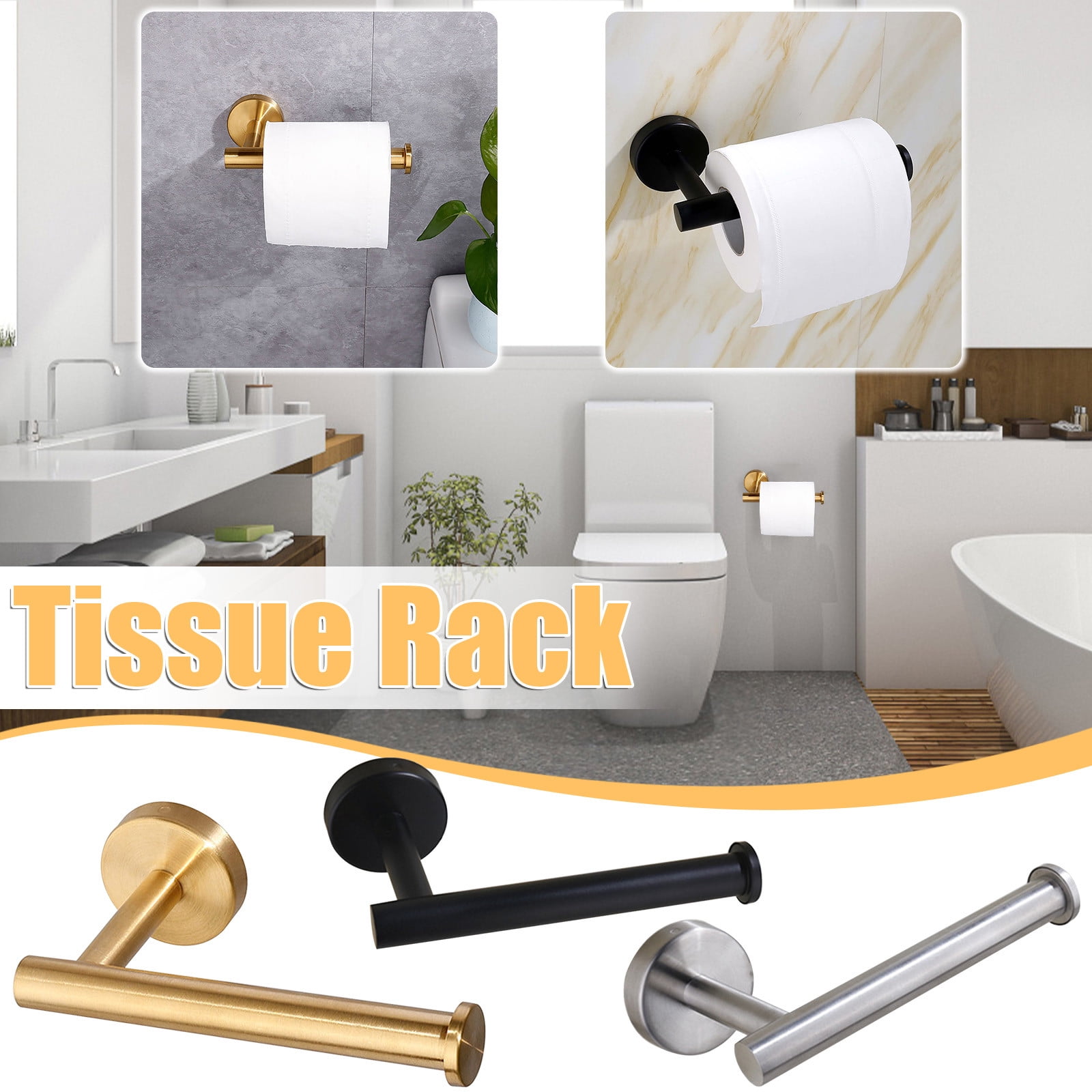 Special offer Sale Now, Toilet Paper Holder, Adhesive Stainless Steel ...