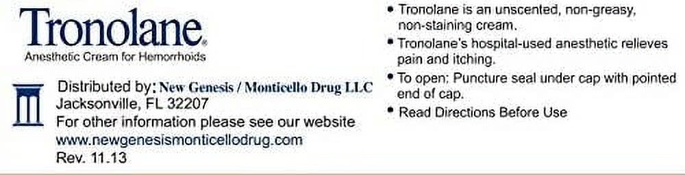 Special pack of 6 TRONOLANE HEM CREAM 1 oz - Walmart.com