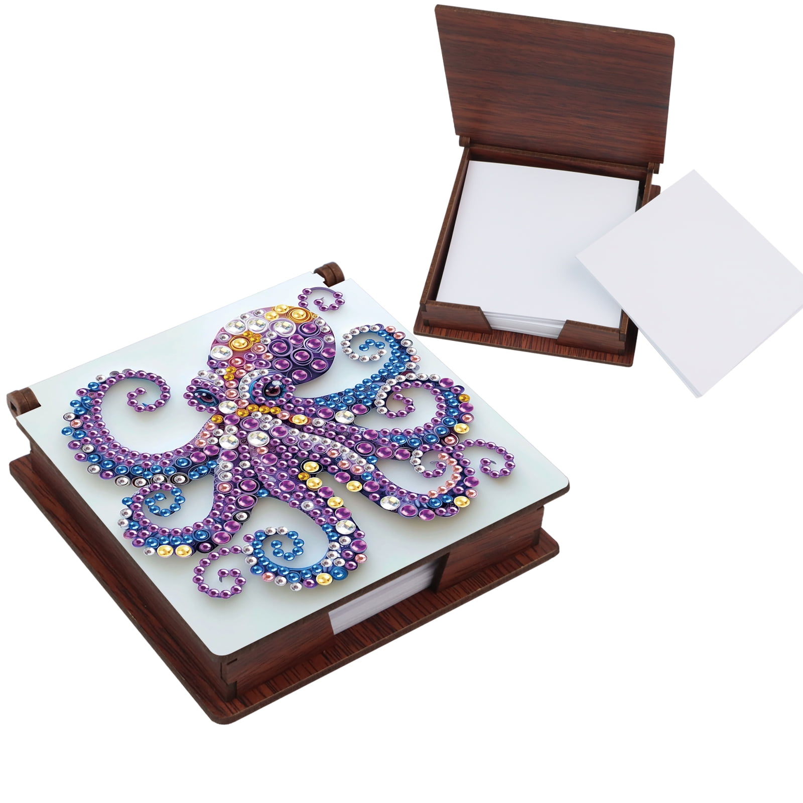 Special shaped Diamond Art Painting Sticky Note Box kits,Cute animals ...