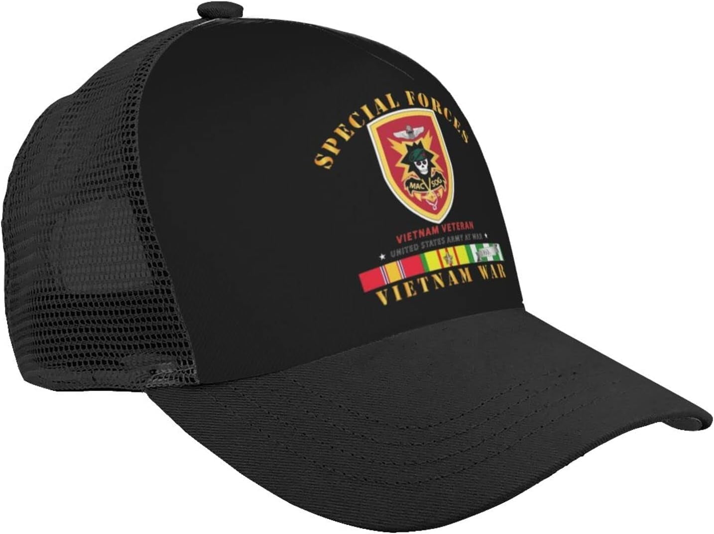 SpecialForces - MACV SOG VN SVC Mesh Baseball Cap Adjustable Twill Mesh ...