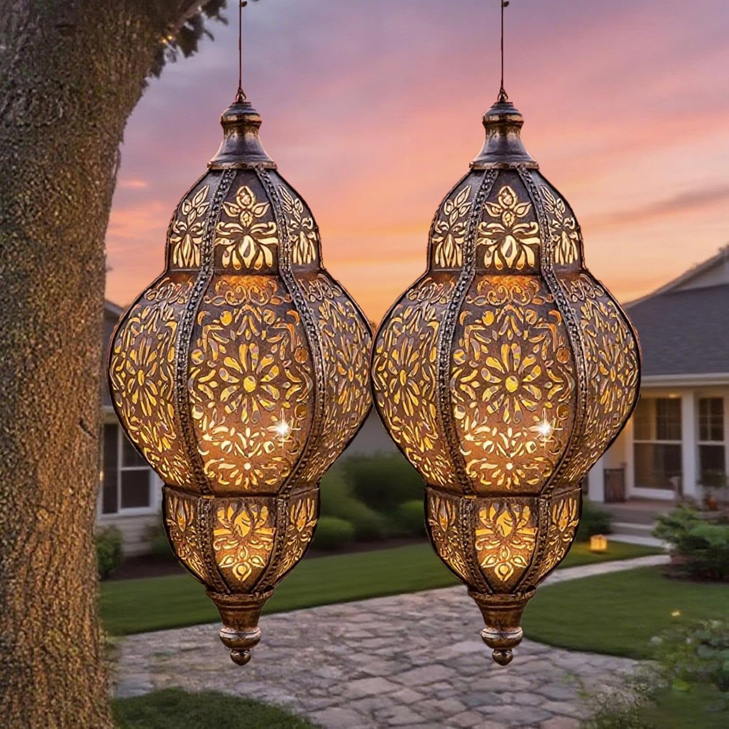 Specialityi Solar Lights, Moroccan Solar Lights Outdoor, Hanging Solars ...