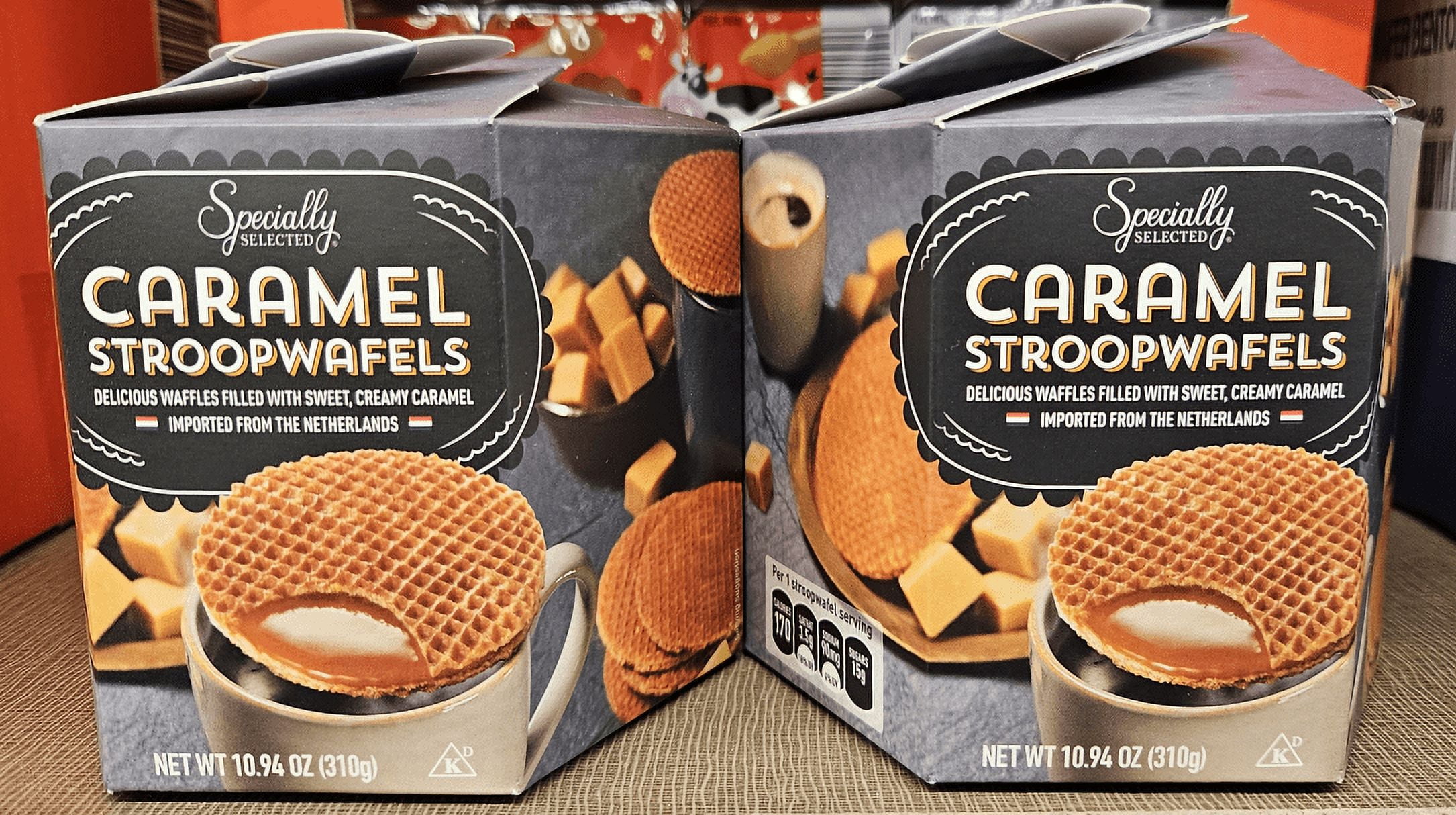 Specially Selected Caramel Netherlands Stroopwafels 10.94oz 310g (2 ...