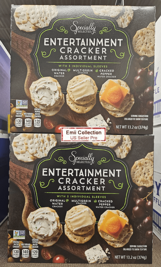 Specially Selected Entertainment Cracker Assortment with 3 Individual ...