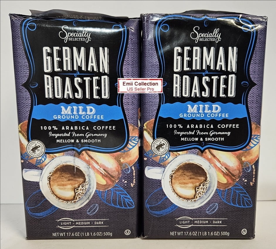 Specially Selected German Roasted Mild Ground Coffee 17.6oz 500g (2 ...