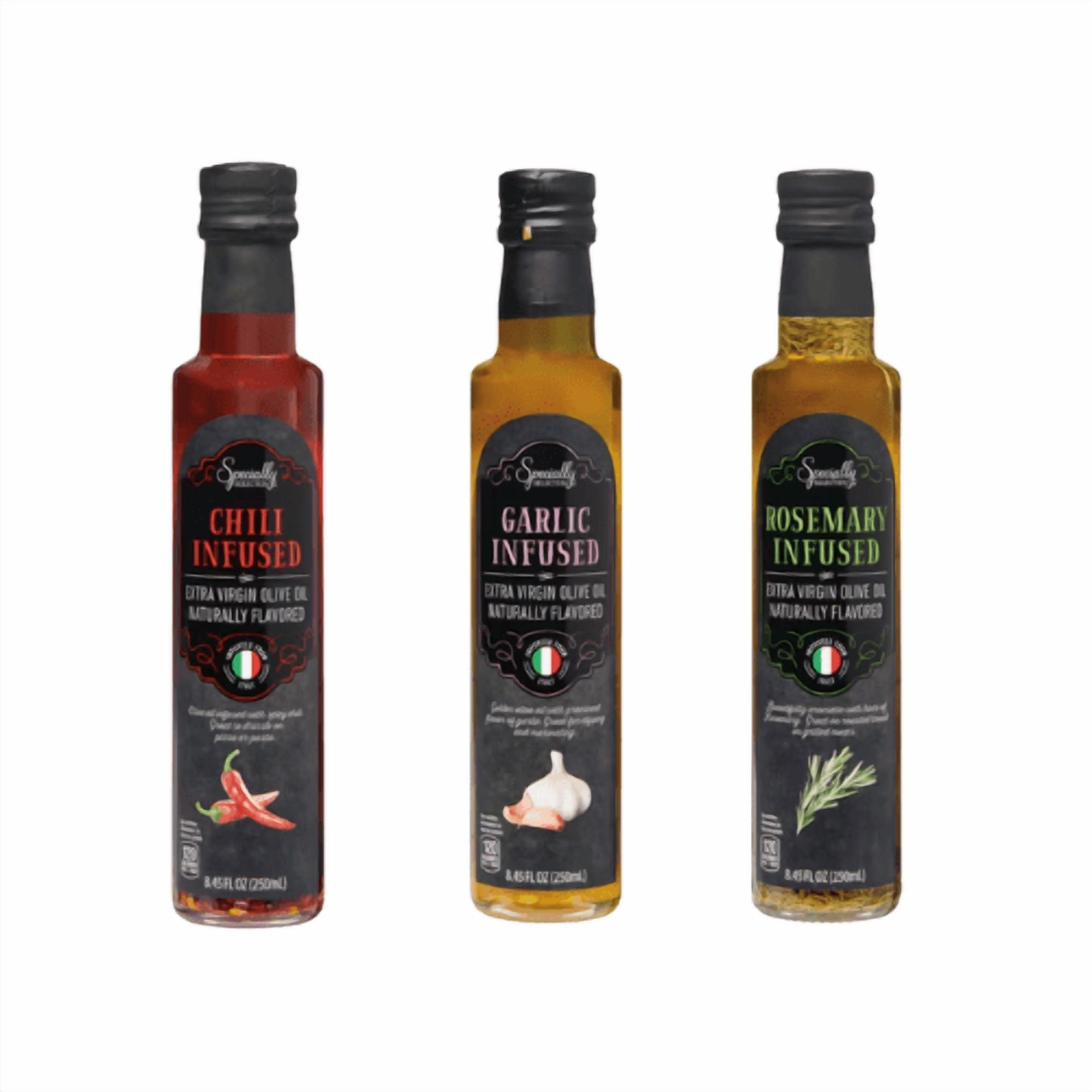 Specially Selected Infused Extra Virgin Olive Oil Variety Pack, Chili ...