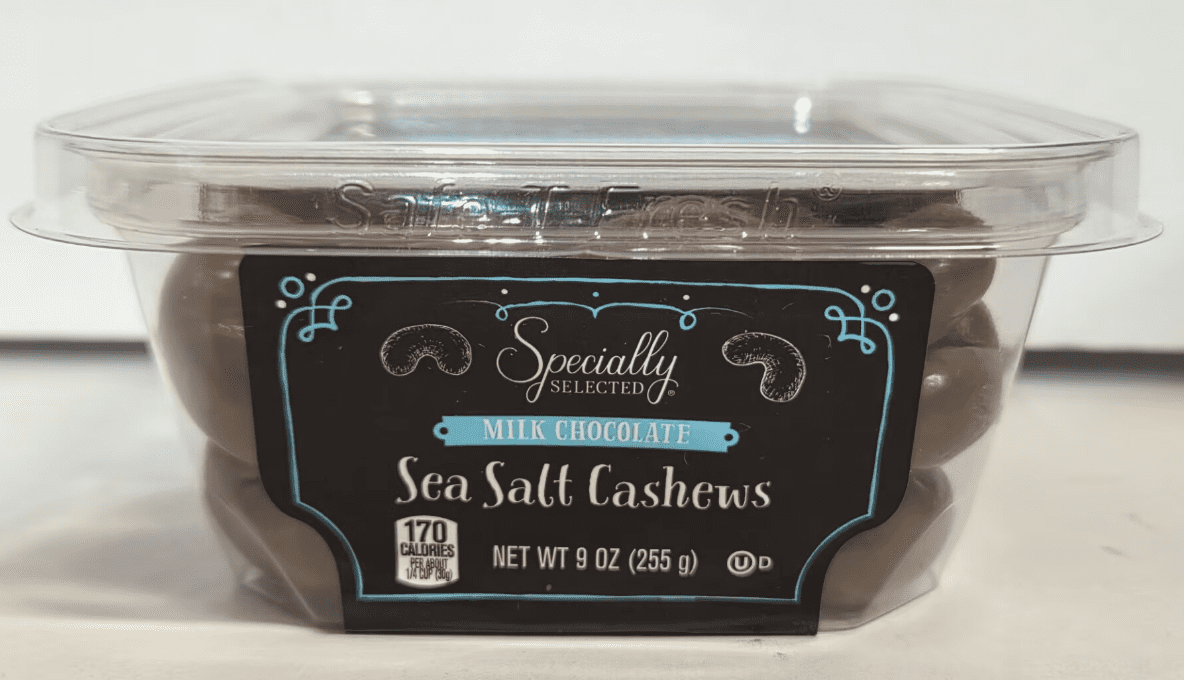 Specially Selected Milk Chocolate Sea Salt Cashews 9oz 255g (Single Tub ...