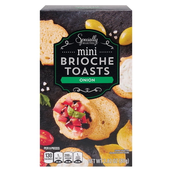 Specially Selected Mini Brioche Toast Cracker Onion 2.82 oz - Walmart.com