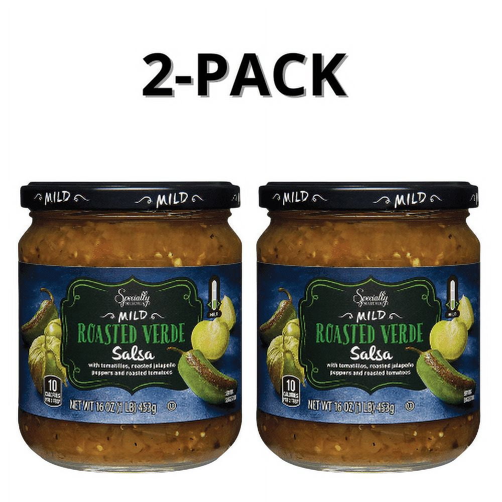 Specially Selected Roasted Verde Salsa Mild 2-Pack 16 oz - Walmart.com