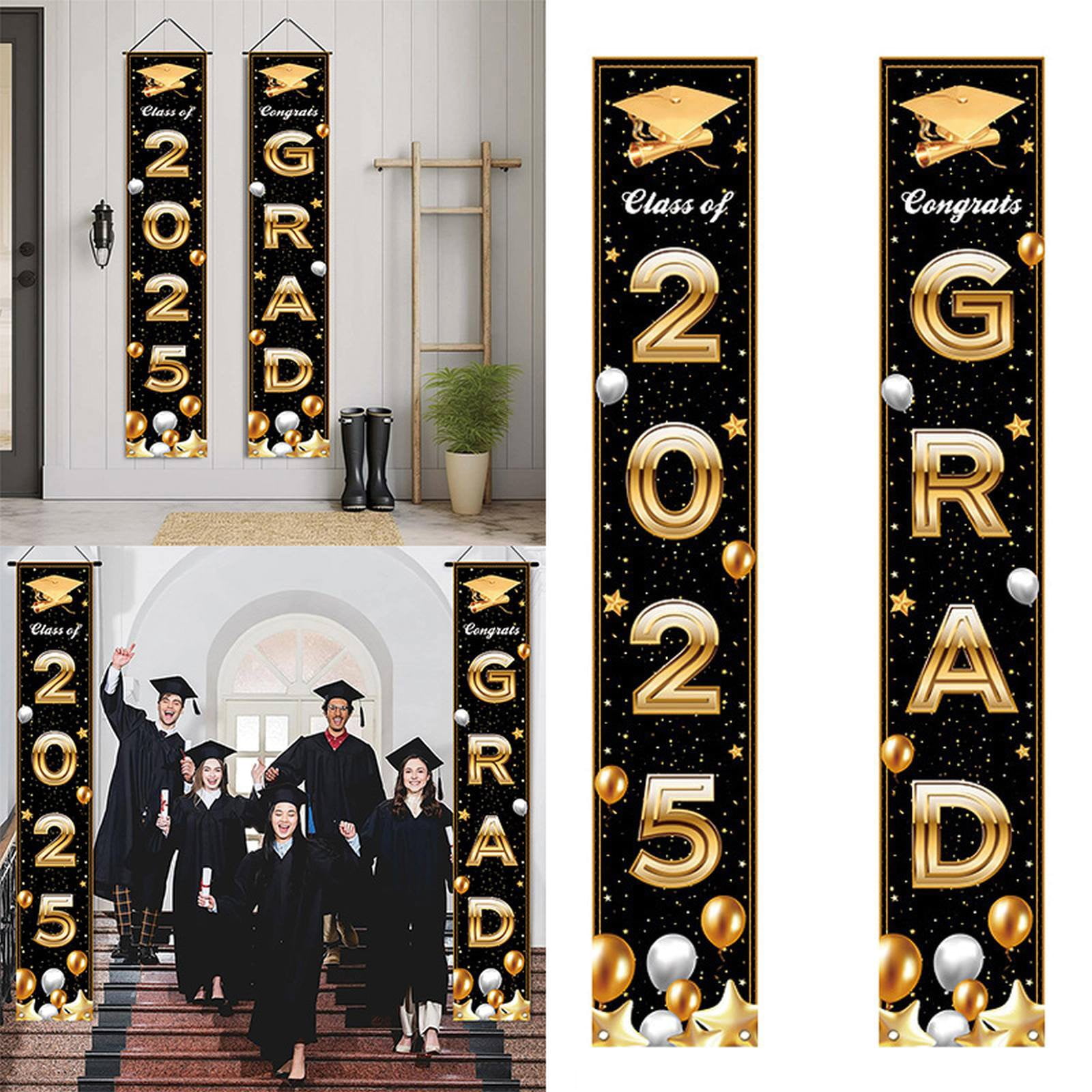 Specialoffer！ Congratulations Class Of 2025 Sign Banner Door Cover ...