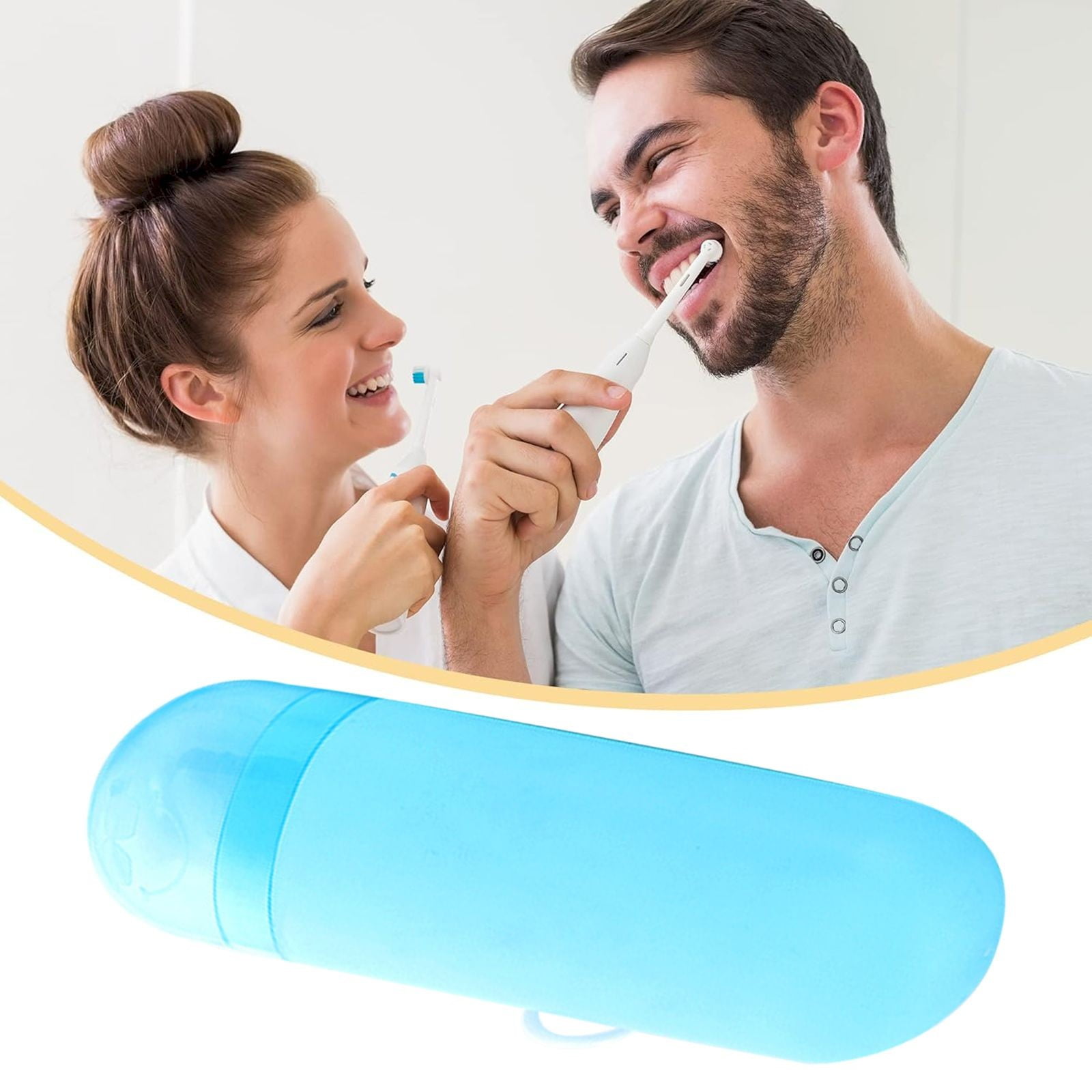 Specialoffer！ Toothbrush Travel Case Portable Toothbrush Case With ...