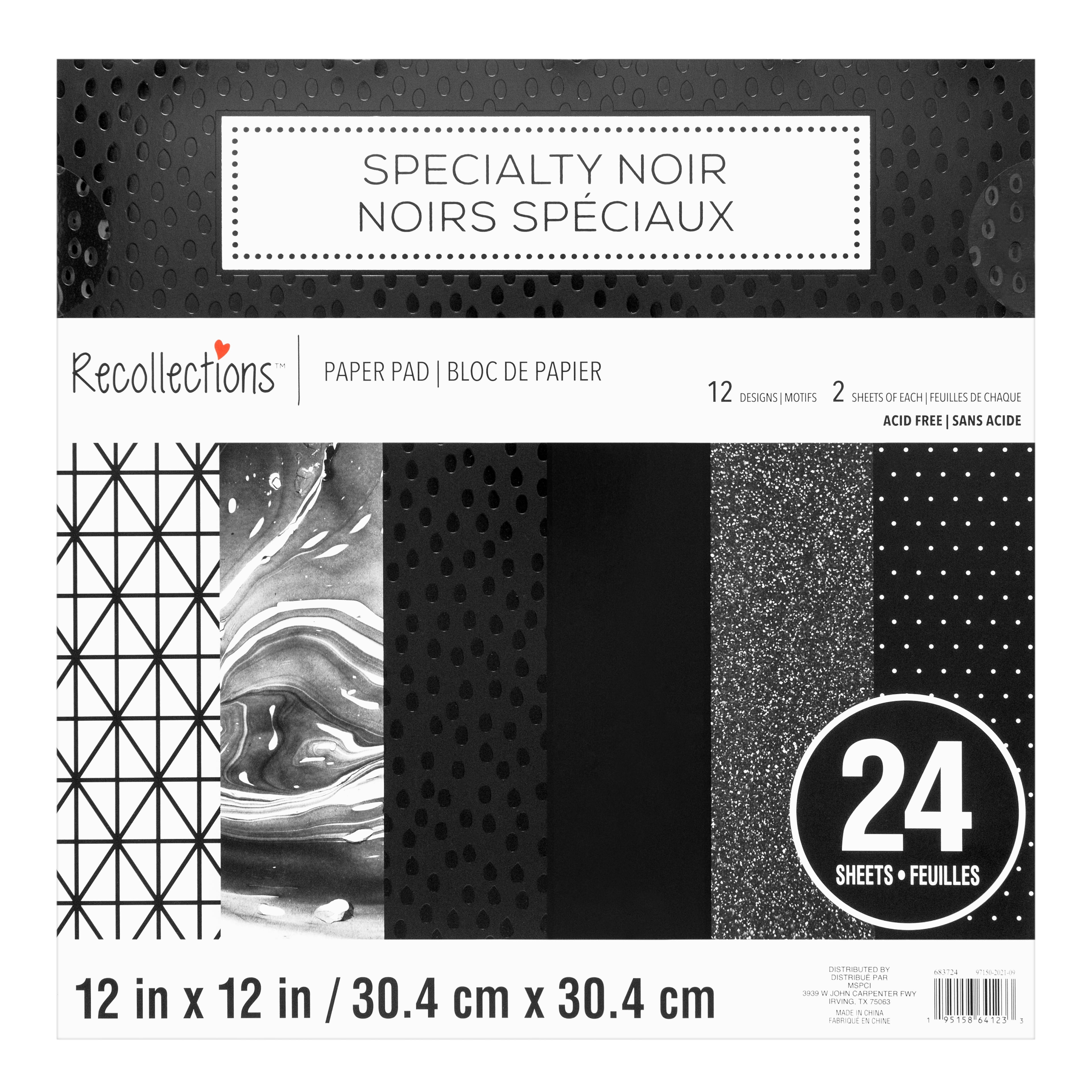 Specialty Black Paper Pad by Recollections - Walmart.com