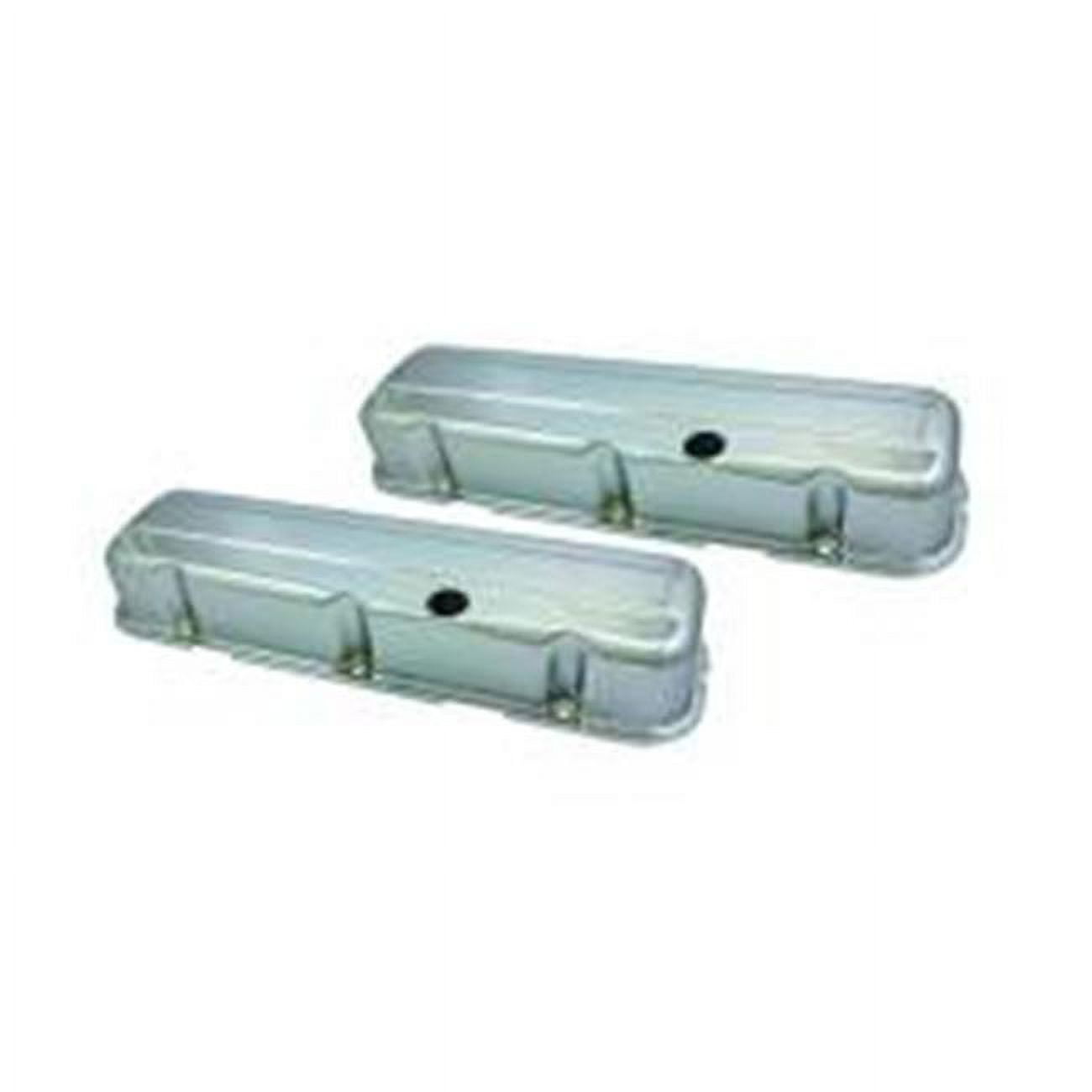 Specialty Chrome Baffled Breather Holes Steel Chrome Tall Valve Covers ...