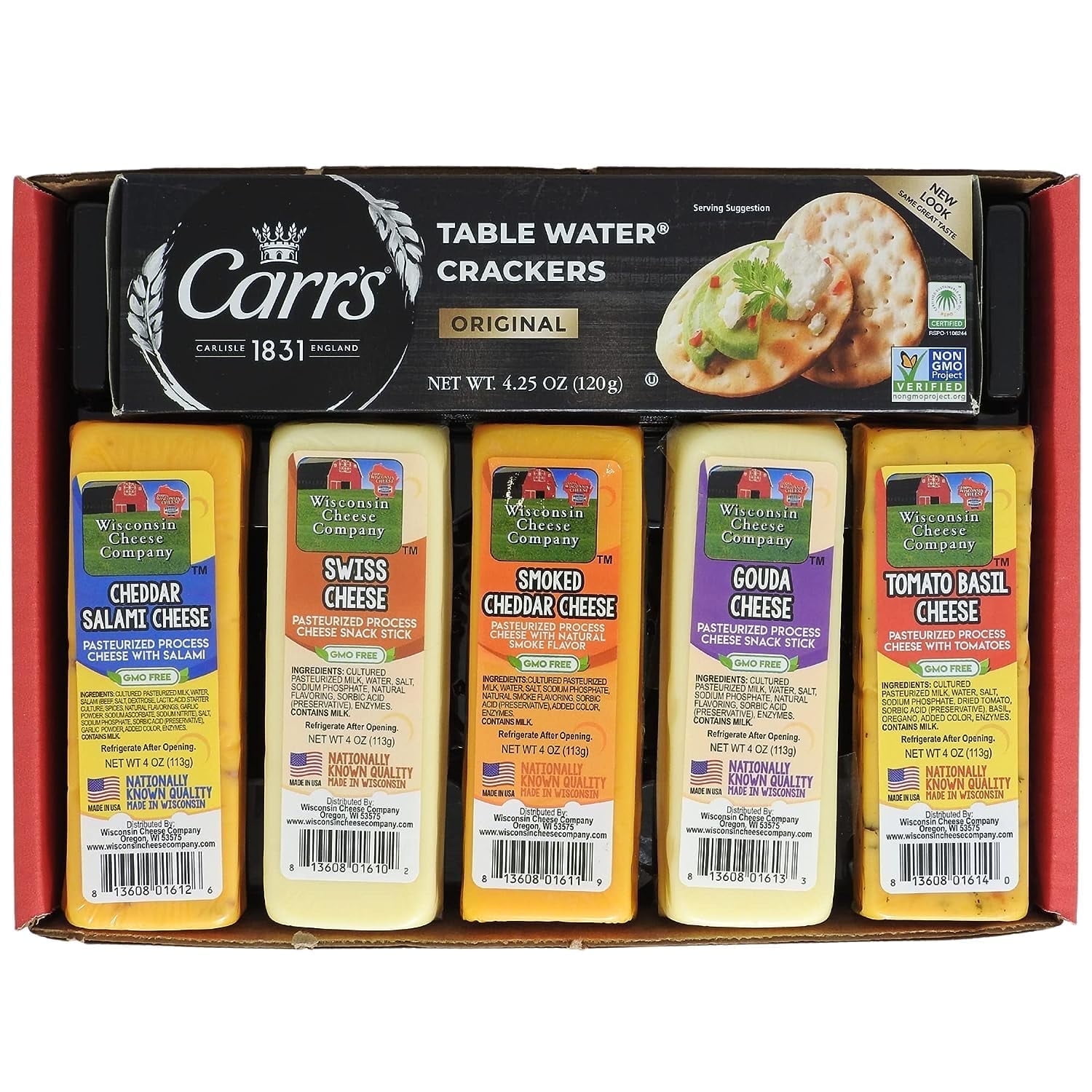 Wisconsin Cheese Company - Specialty Cheese and Cracker Variety Gift ...