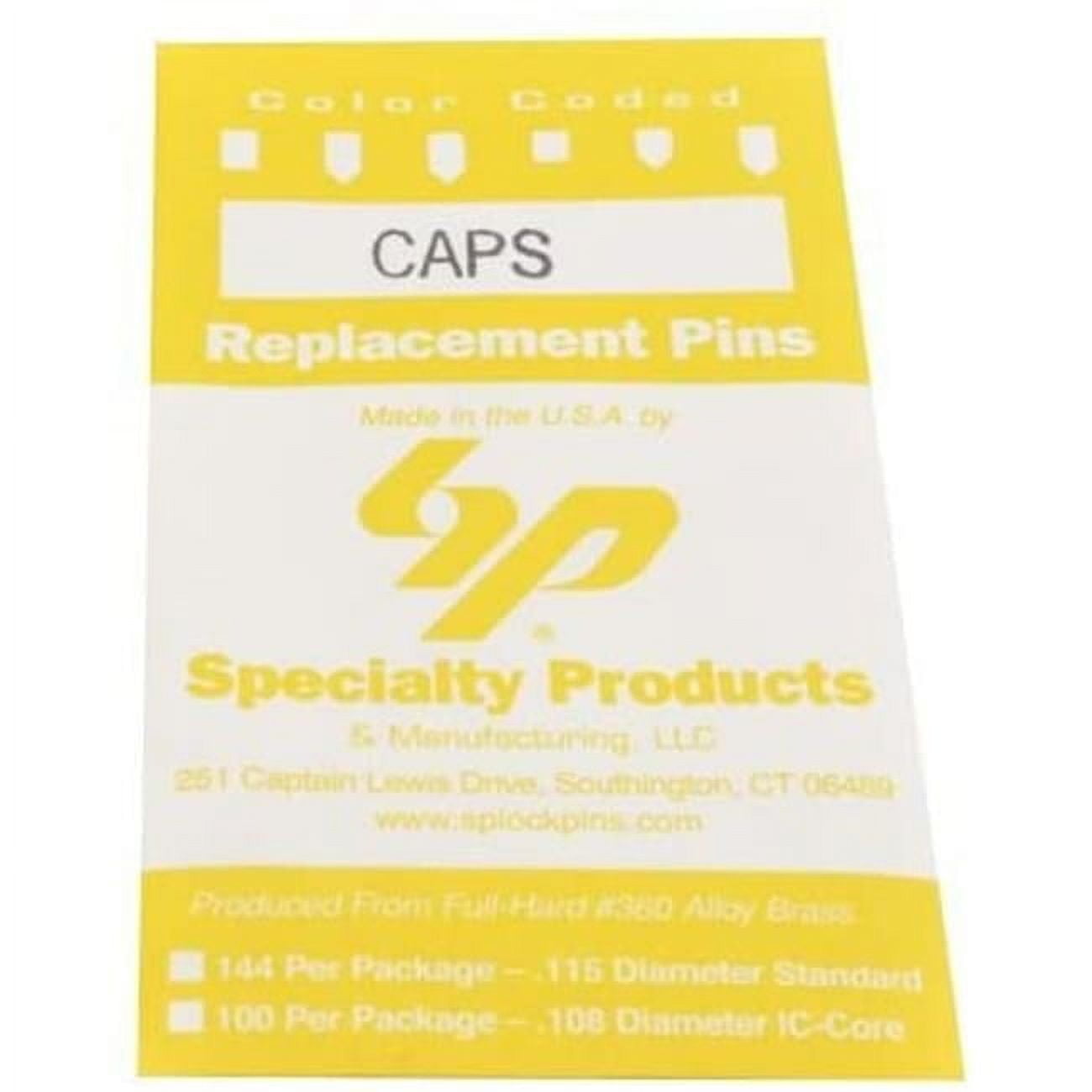 Specialty Products CAPS I-C .108 DIA 0.108 in. Dia. Falcon Caps - Pack ...