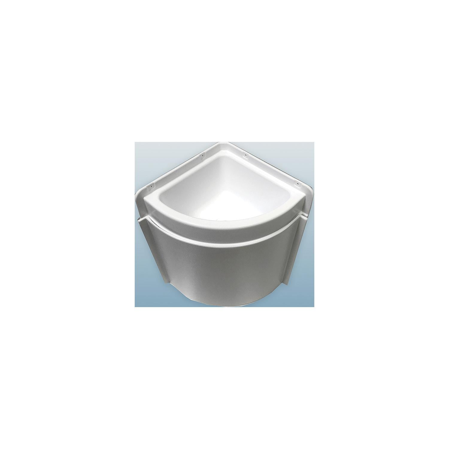 Specialty Recreation | Corner Lavatory Sink | LSC11W | 11" | White ...