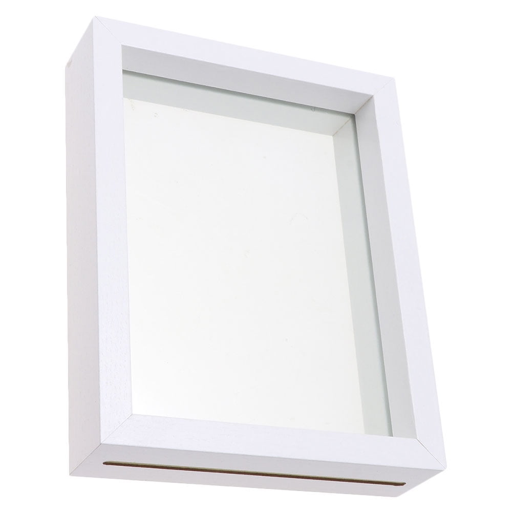 Specimen Photo Frame Glass Double Sided Display Shelves Decor for Wall ...