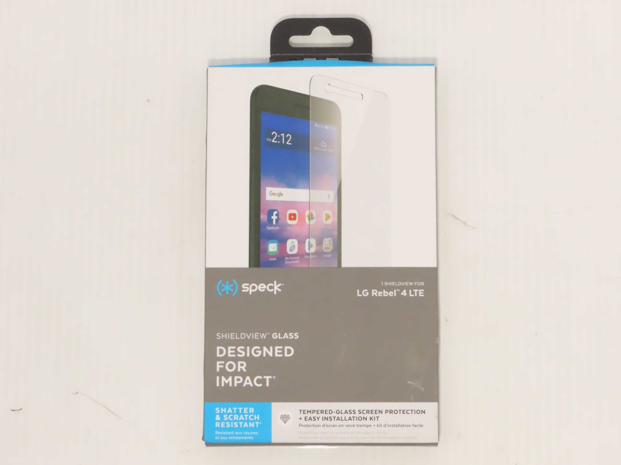 Speck LG Rebel 4 LTE ShieldView Glass Screen Protector - Walmart ...