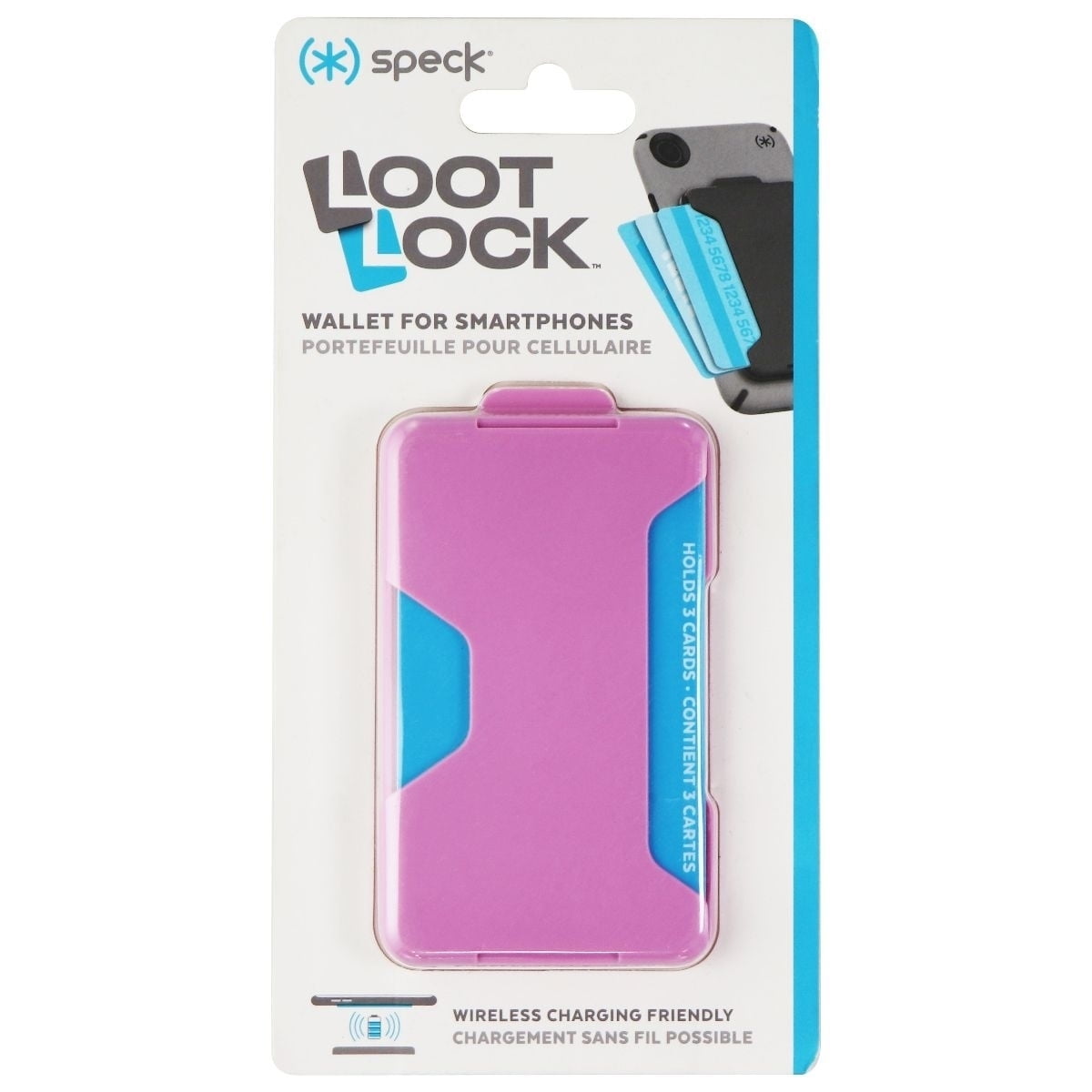 Speck Loot Lock Stick-On Wallet for Smartphones and More - Pink ...