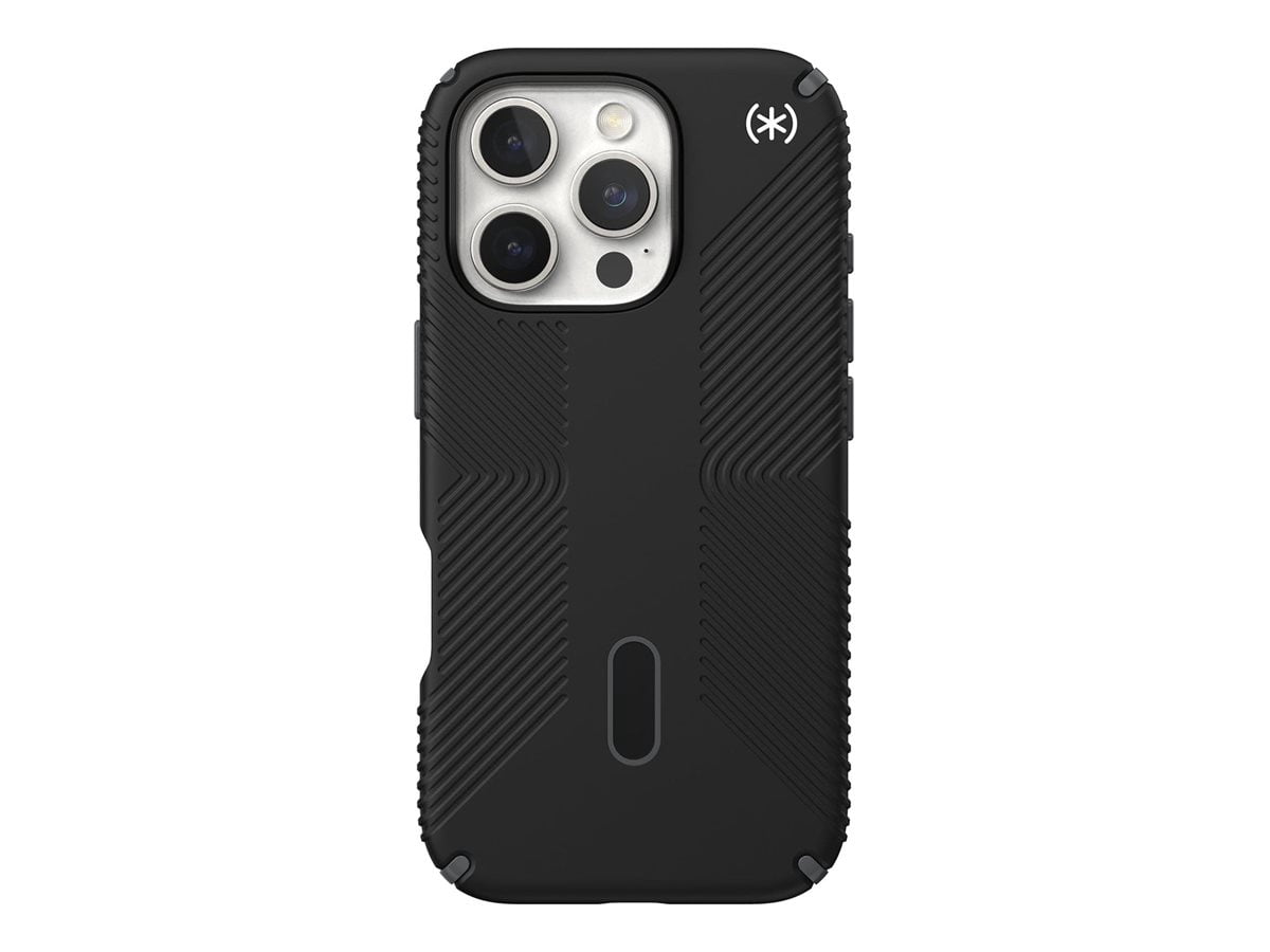 Speck Presidio2 Grip Case for MagSafe for Apple iPhone 16 Pro - Black ...