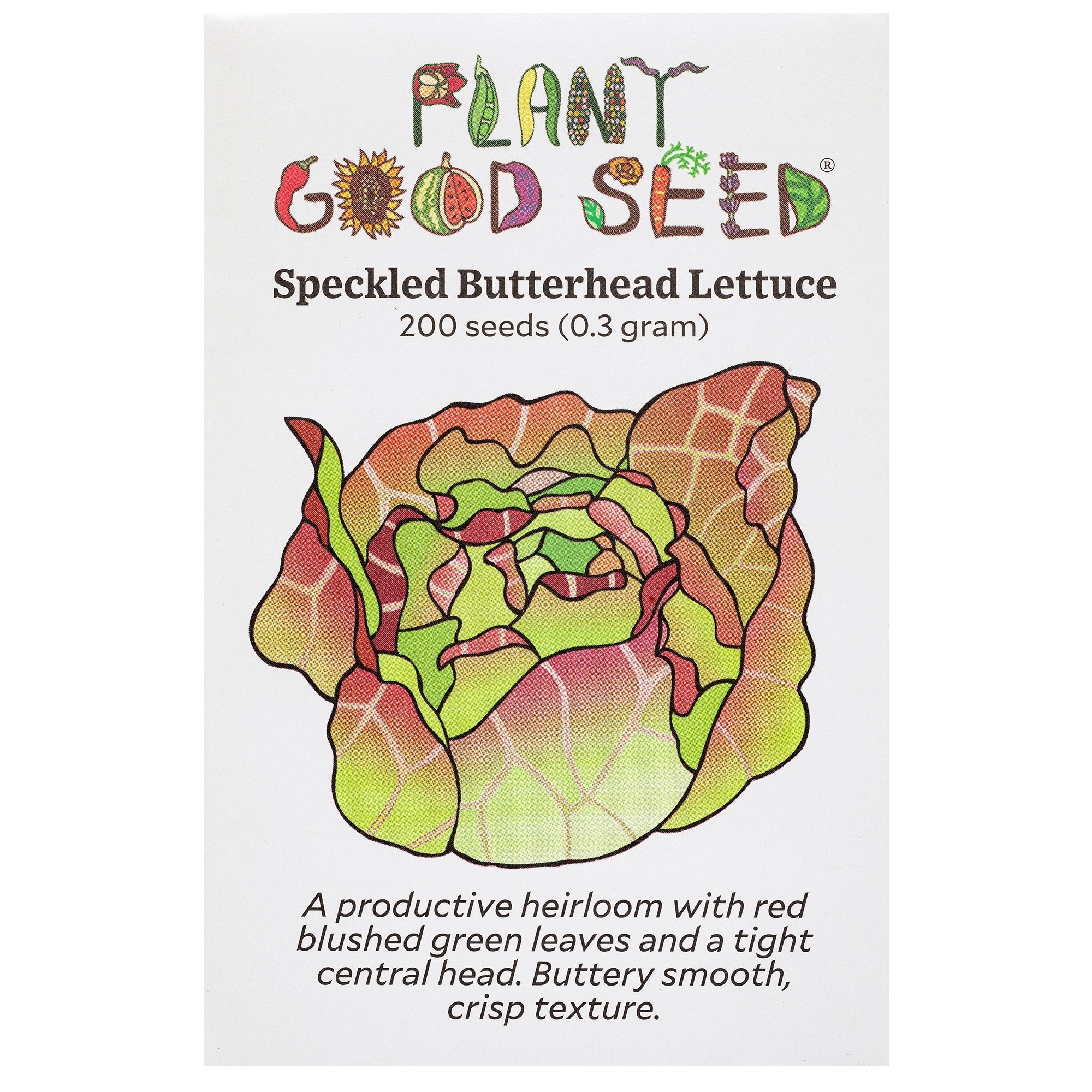Speckled Butterhead Lettuce Seeds - Walmart.com