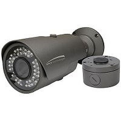 Speco HT7040TM 2MP IR Bullet Camera with Junction Box, 2.8-12mm Motorized Lens, Dark Gray ...