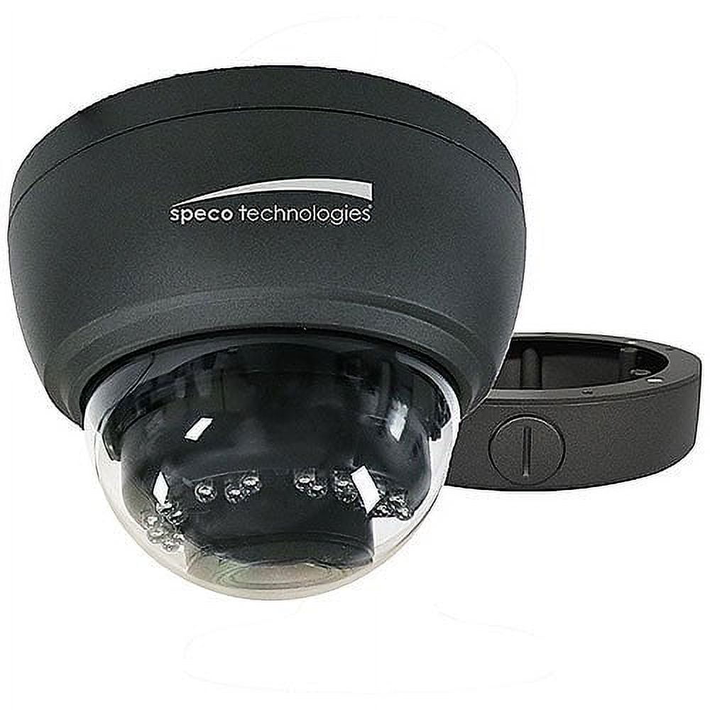 Speco HT7250TM 2MP HD-TVI Intensifier Dome Camera with Junction Box, 5 ...