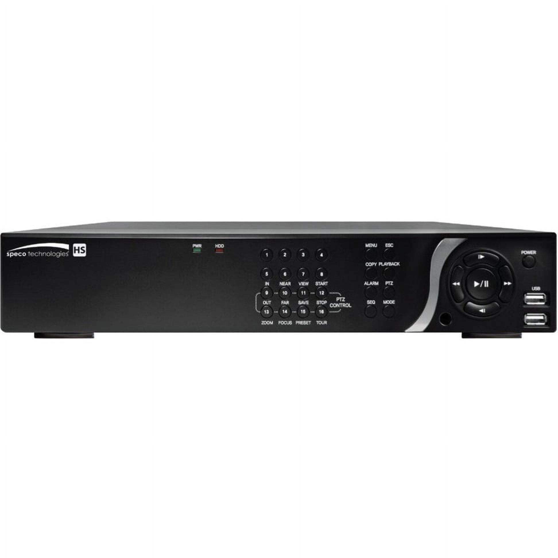 Speco Technologies 8 Channel Analog IP 6 TB DVR 8 Channel Analog IP 6 ...
