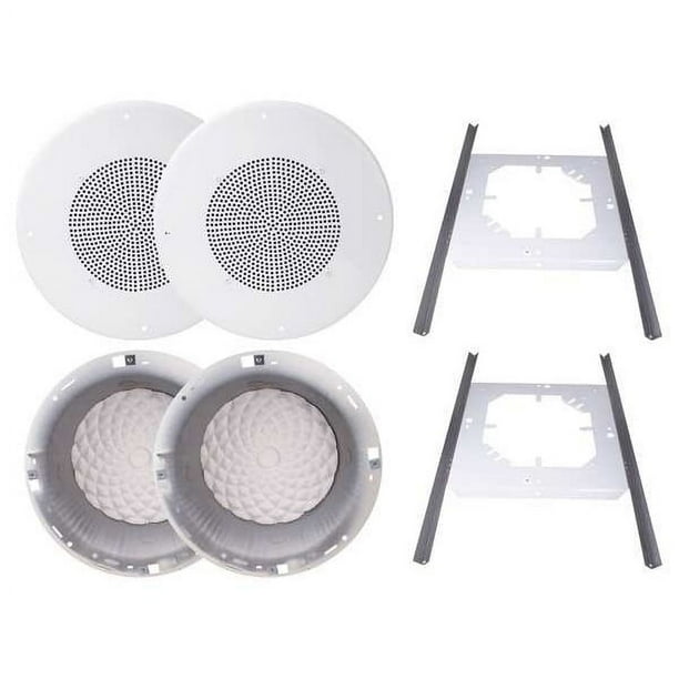 Speco Technologies In-Ceiling Speaker Kit,13inL x 13inW,PR G86KITPR ...