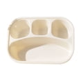 Specollect 1 Pcs Compartmentalized Plastic Meal Tray with Convertible ...