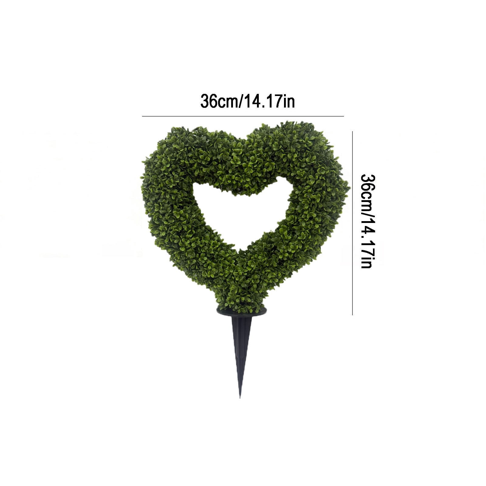 Specollect 1 Pcs Heart-Shaped Faux Plant Insert for Home Decor ...