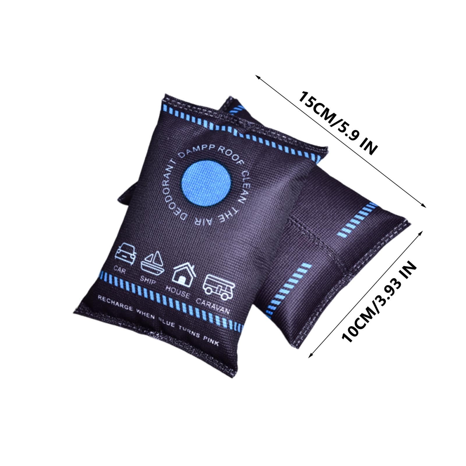 Specollect 1 Pcs Reusable Silica Gel Dehumidifier Bag for Car Room ...