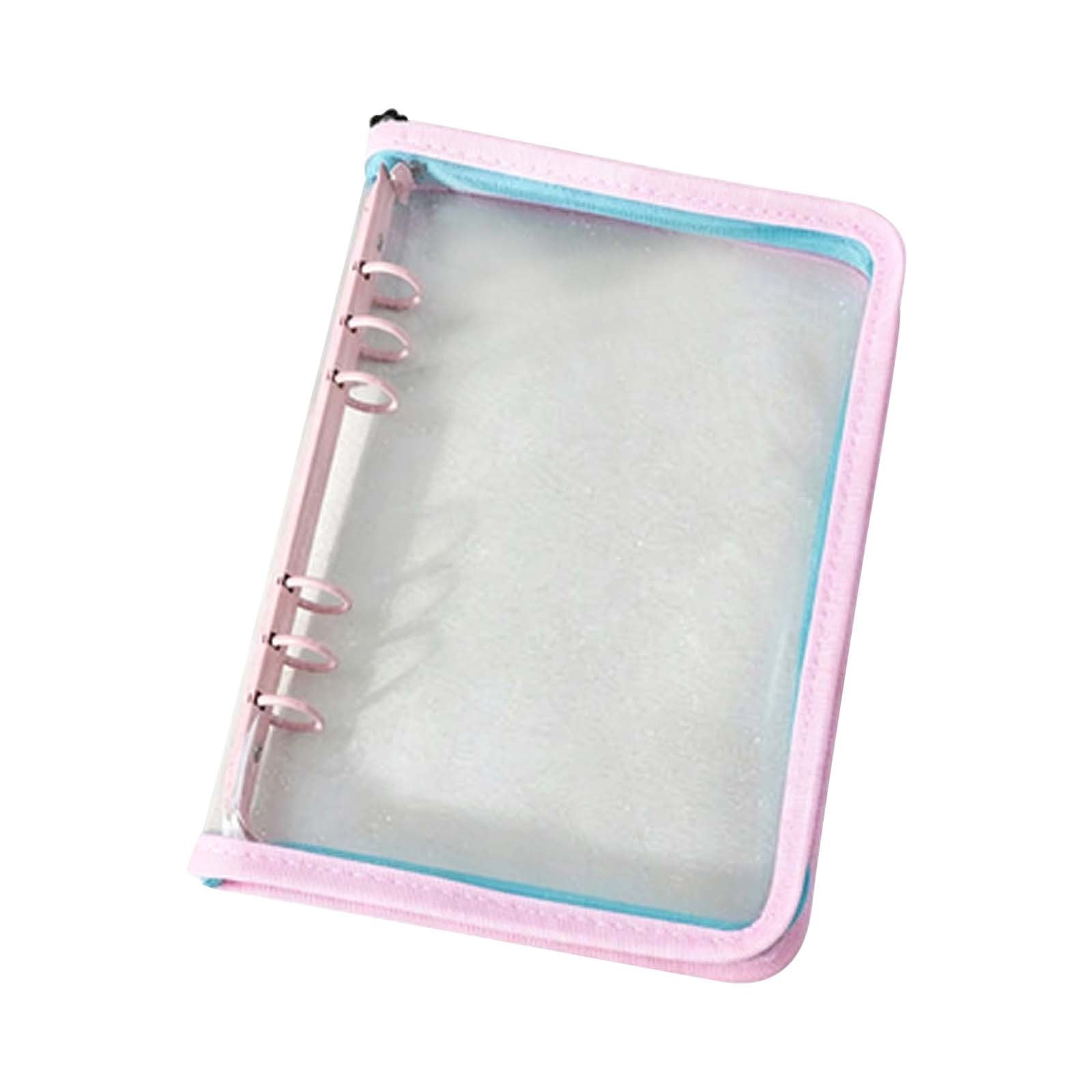 Specollect 1 Pcs Zippered Two-Color Note Cover Transparent PVC Soft ...