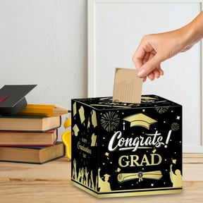 Graduation Message Box Gift Card Card Boxes for Parties Graduation ...