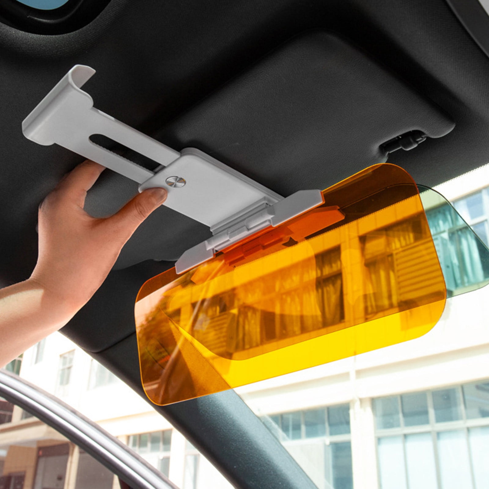 Specollect 2-in-1 Car Visor - Day/Night Anti-Glare Shield, UV Block ...
