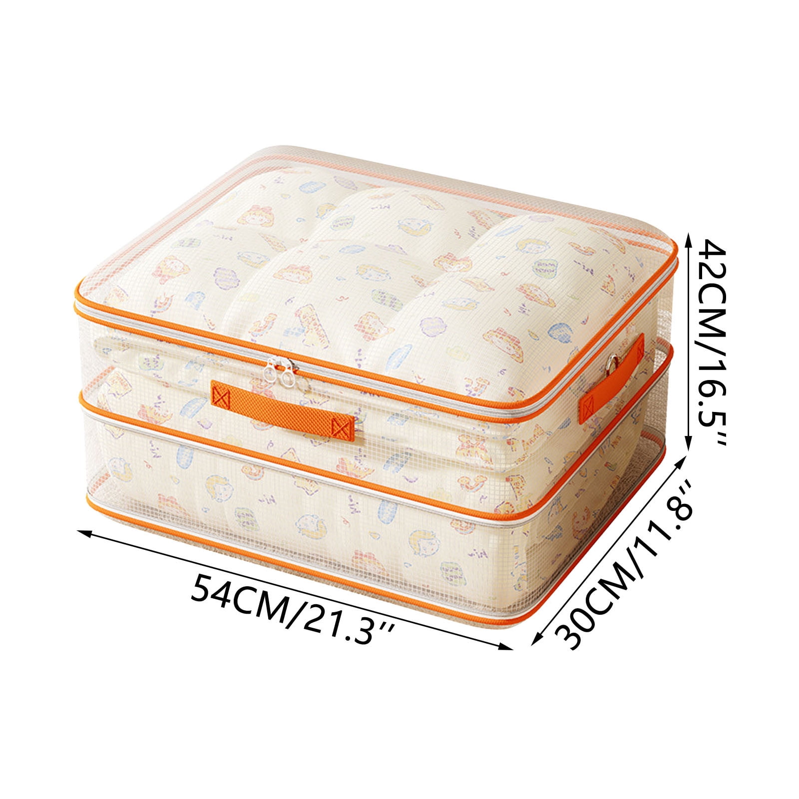 Specollect 3 Pcs Clear Storage Bags with Handles, Waterproof ...