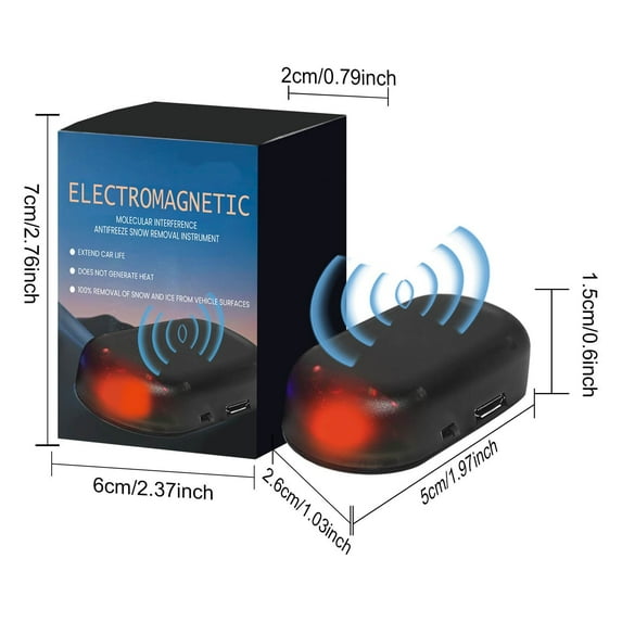 Specollect 4 Pcs Electromagnetic Molecular Interference Antifreeze Snow ...