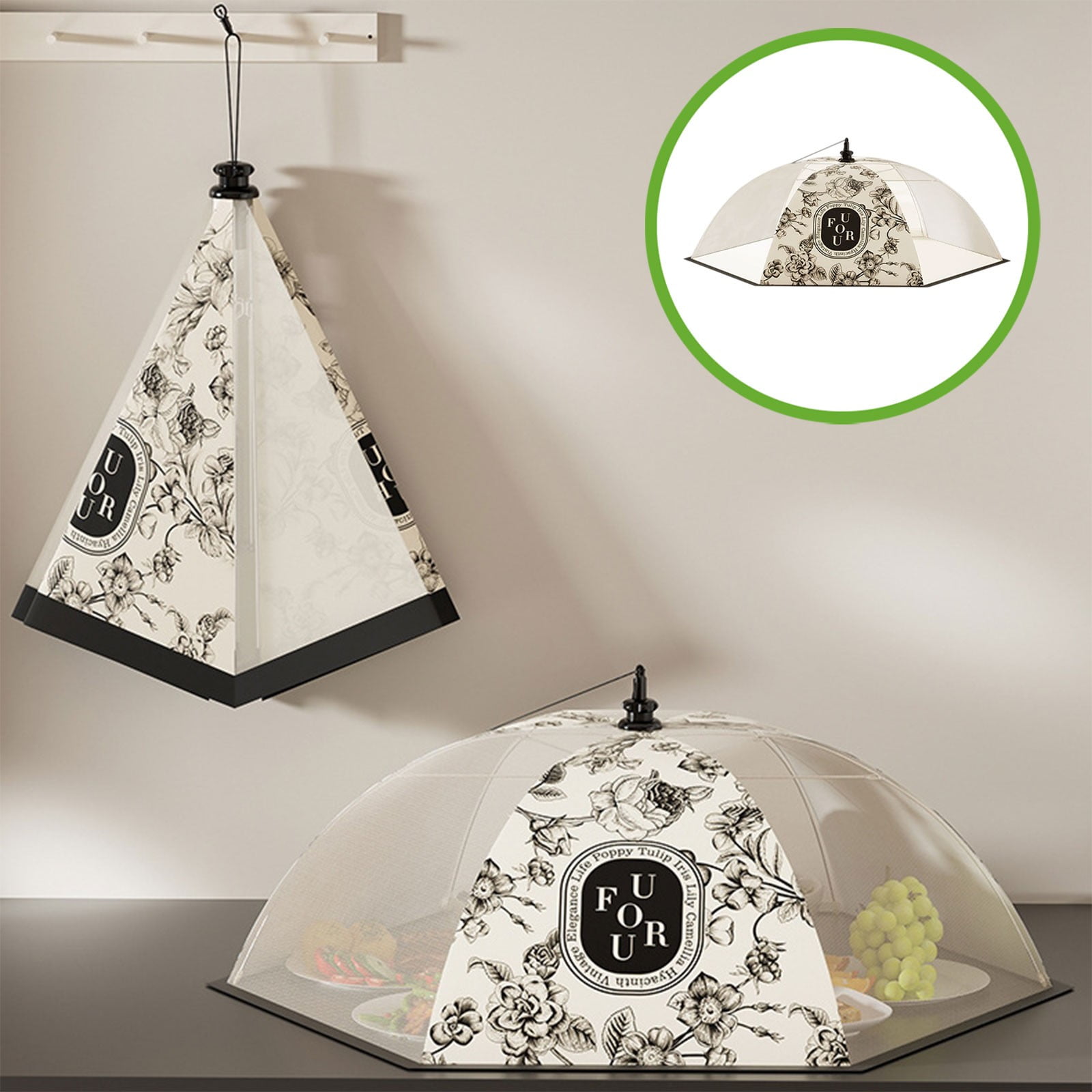 Specollect 5 Dirt Proof Premium Pop-Up Mesh Screen Food Cover Tent ...