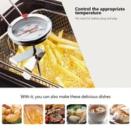 ThermoPro Analog Candy Thermometer & Deep Fry Oil Thermometer with Pot ...