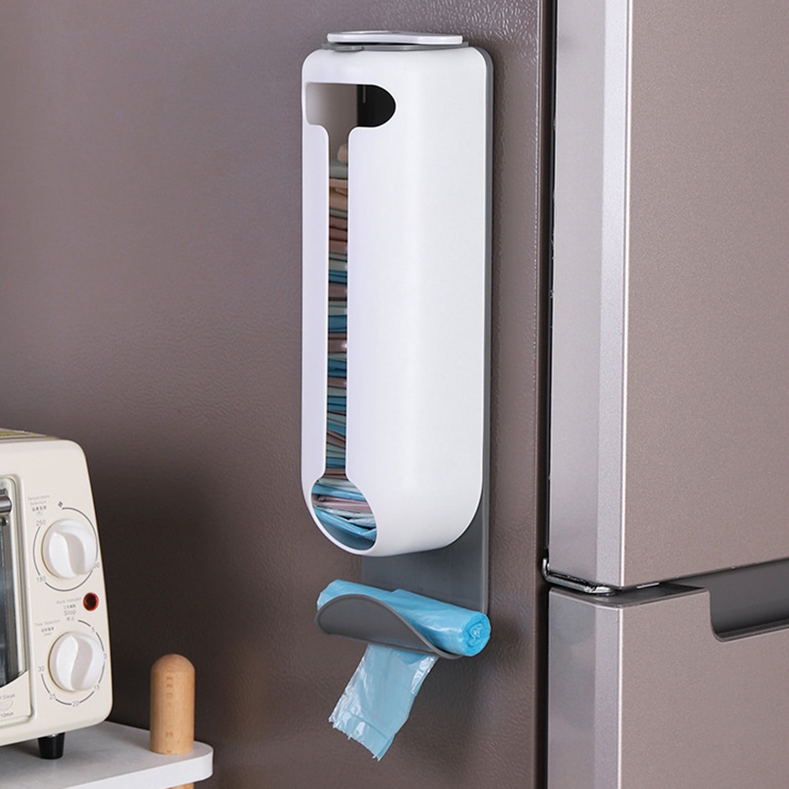 Specollect Clearance 1Pcs Plastic Bag Holder,Wall Mount or Adhesive ...