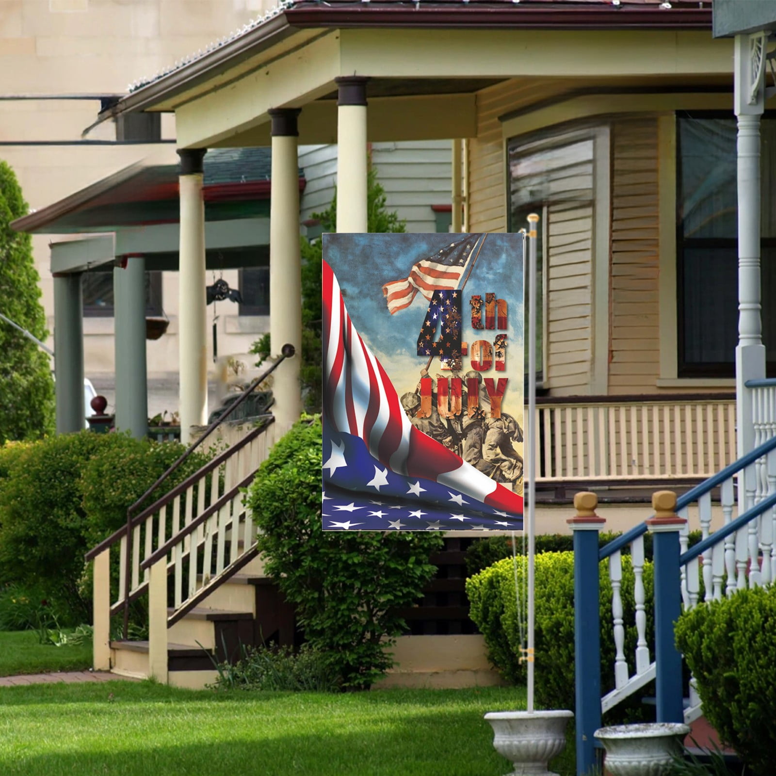 Specollect Clearance 2 4th July 12x18 Inch Double Sided Patriotic ...