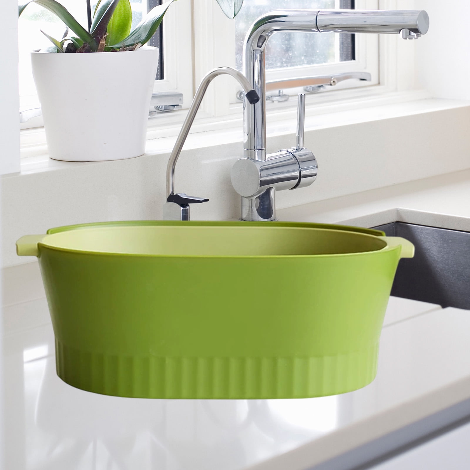 Specollect Clearance 2 Large Food Grade Kitchen Strainer Colander Bowl ...