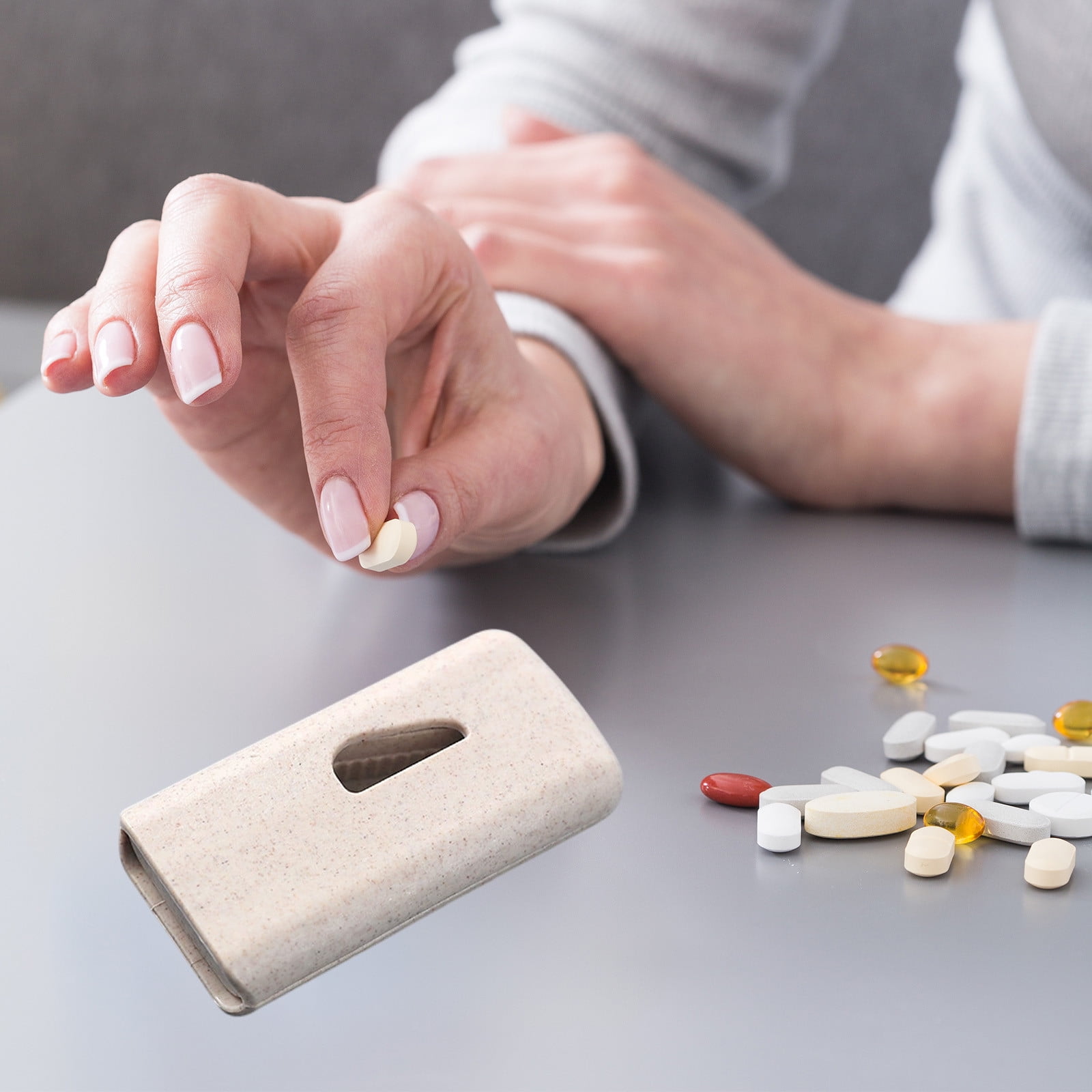 Specollect Clearance 2 Portable Plastic Pill Cutter Pill Splitter with ...