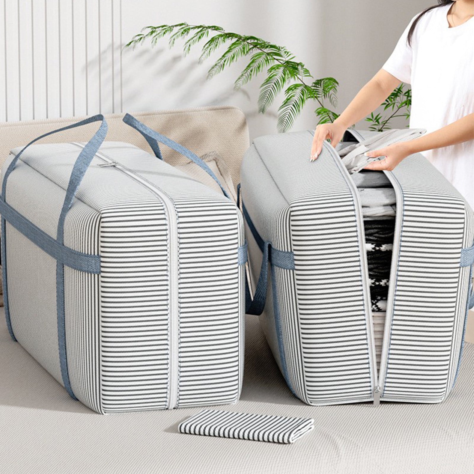 Specollect Clearance 2Pcs Large Moving Boxes and with Zippers & Handles ...