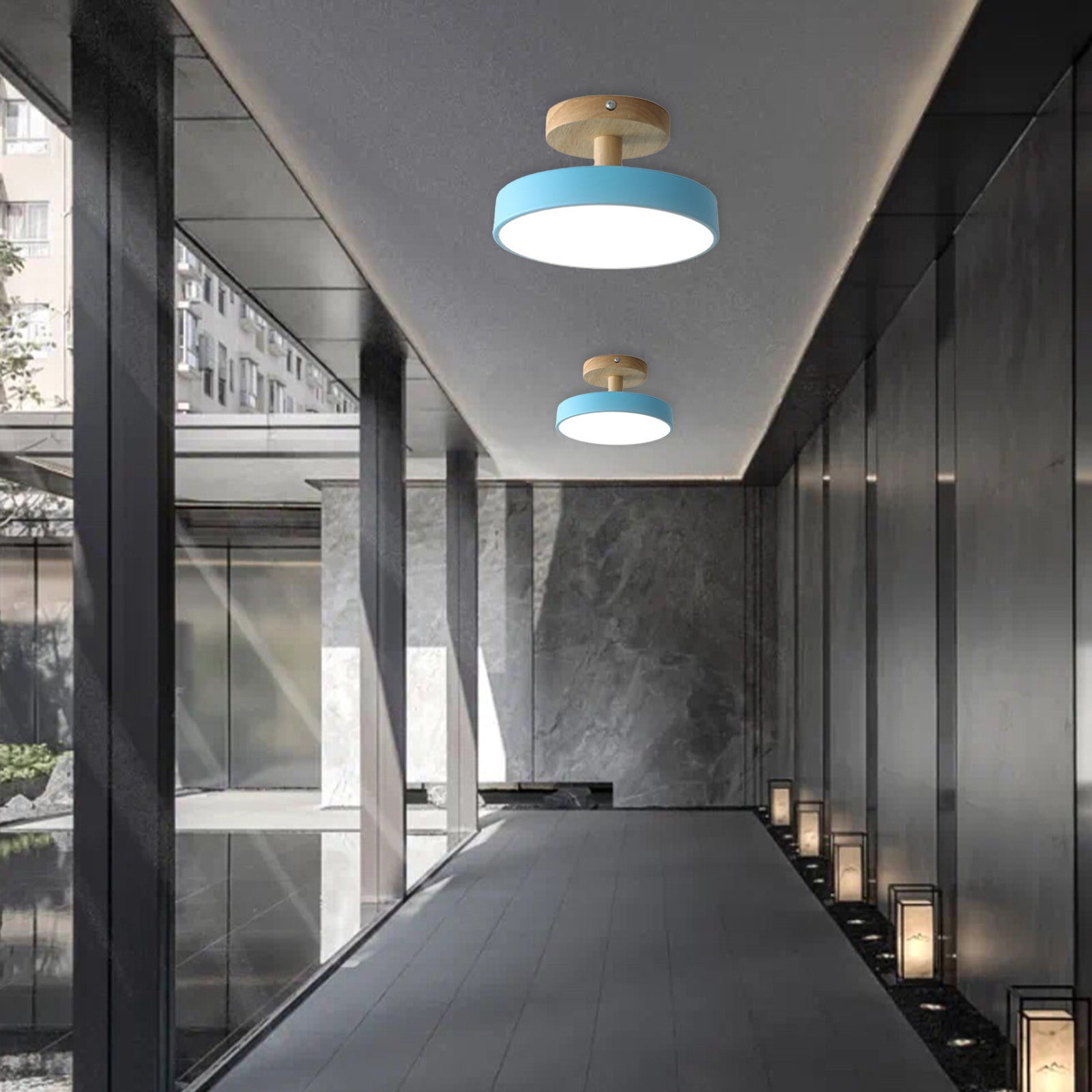 Specollect Clearance 2Pcs Modern LED Ceiling Light Fixture, Minimalist ...