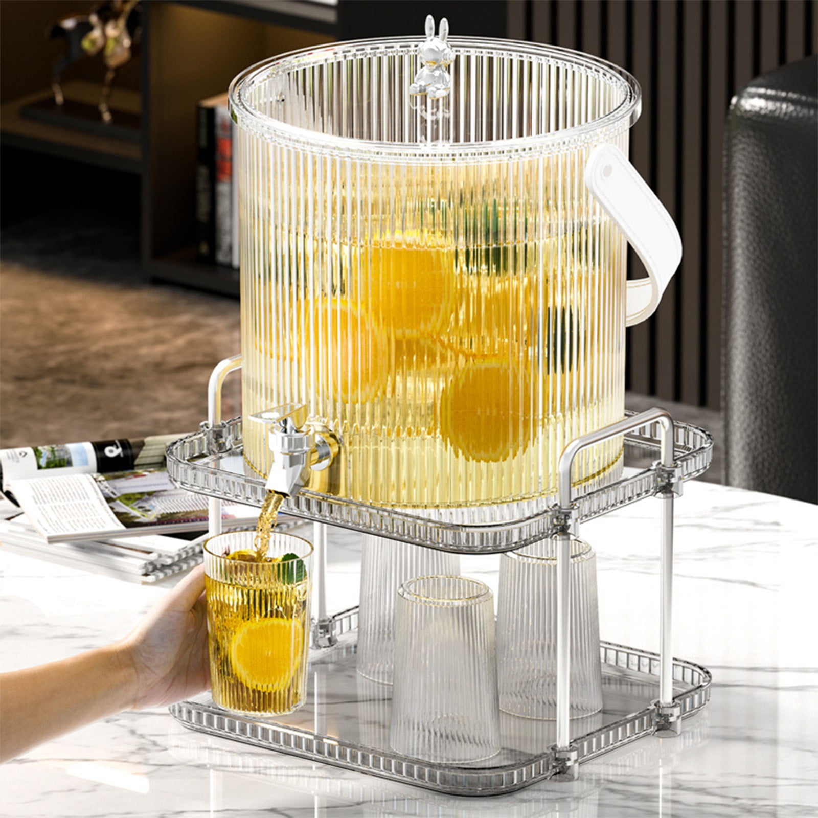 Specollect Clearance 3 Pcs Large Capacity Drink Dispenser for Fridge ...