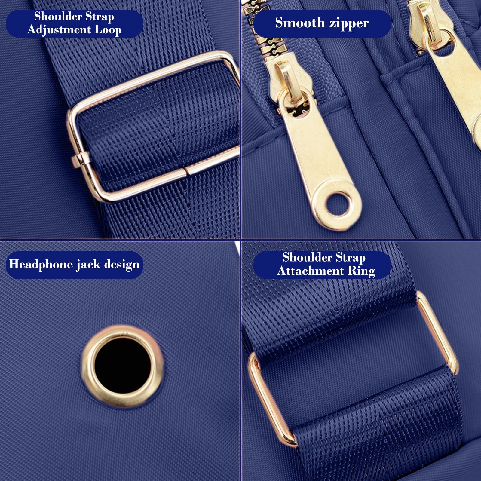 Specollect Clearance 3 Pcs Waterproofing Crossbody Bags for Women Men ...