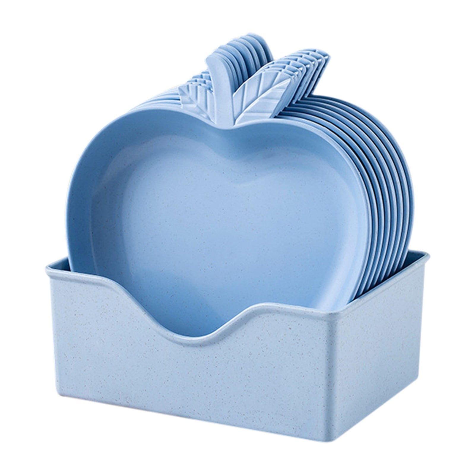 Specollect Clearance 30Pcs Apple Shaped Dinner Plates Dinnerware Dishes ...
