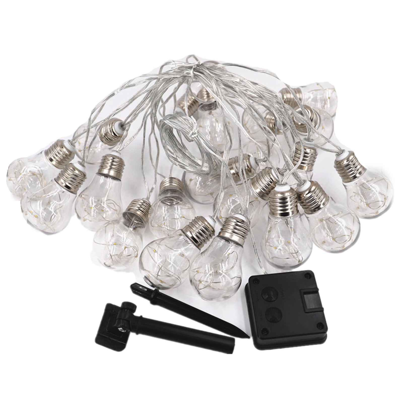 Specollect Clearance 3Pcs 20 LED Outdoor String Lights,Bulbs Waterproof ...