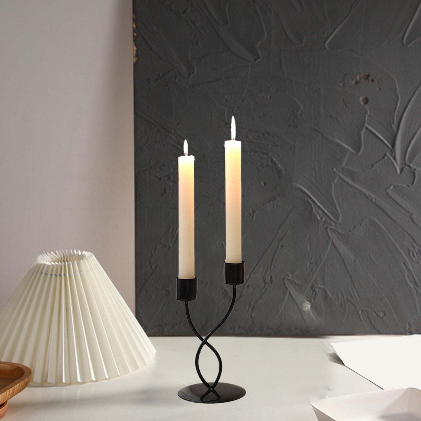 Specollect Clearance 3Pcs Classical Style Iron Candle Holder for Taper Candles Candlestick ...